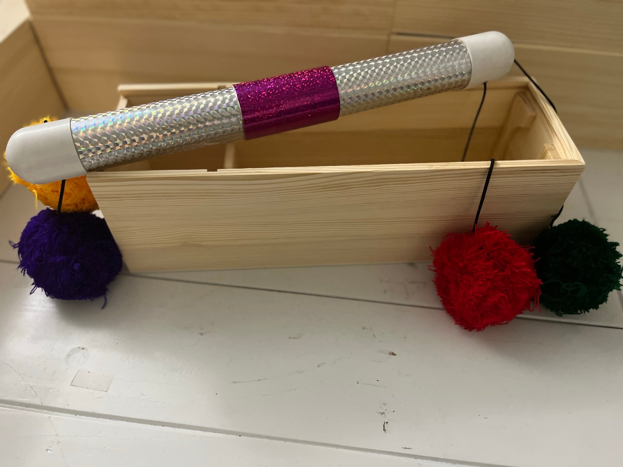 Pom Pom Pole Magic Trick